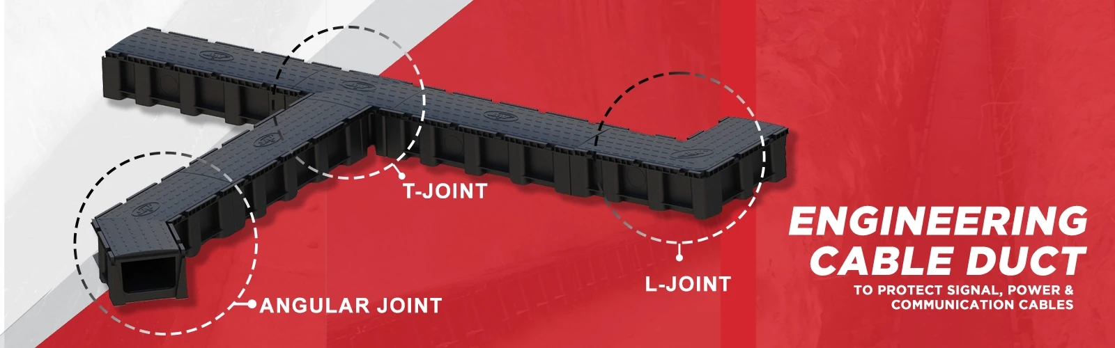 Polyolefin Plastic Cable Duct | Manufacturer | JMV